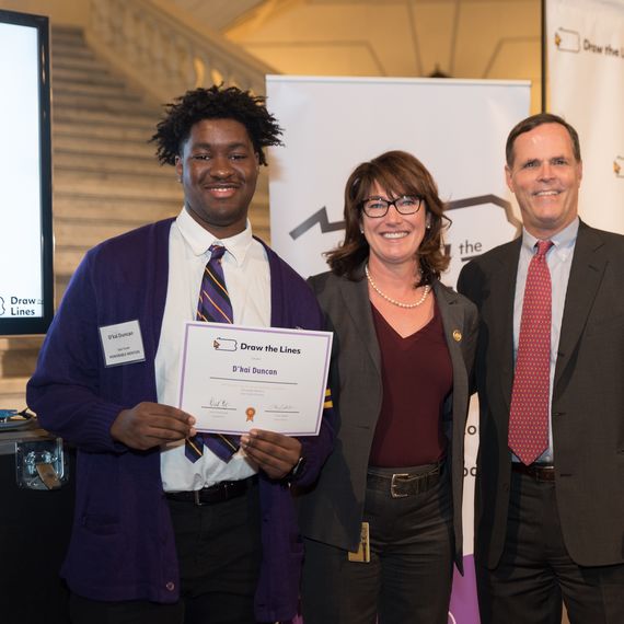 Roman Catholic Draw the Lines mapping award ceremony