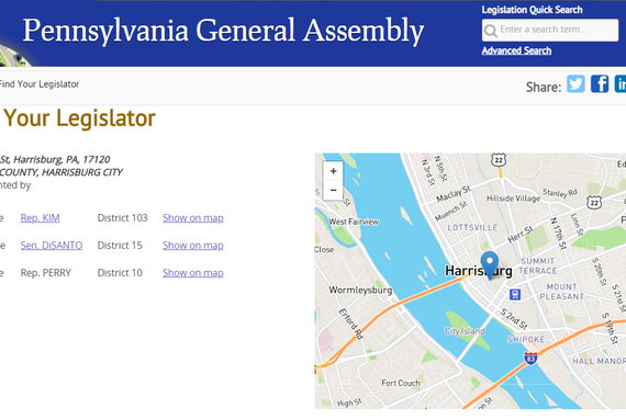Send your map to your legislator