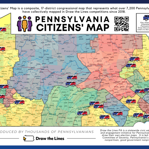 Draw the Lines to present Citizens' Map to legislators